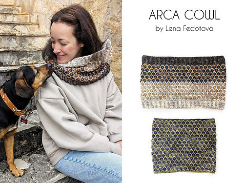 Ravelry: Arca Cowl pattern by Elena Fedotova