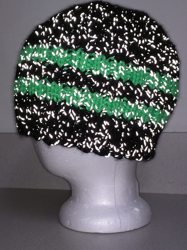 Ravelry: raynathompson's Black Reflective Hat