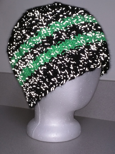 Ravelry: raynathompson's Black Reflective Hat