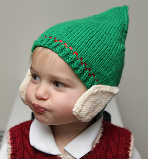 Ravelry: Elf Hat with Ears pattern by Becca Cook