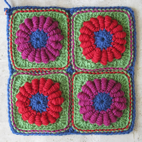 Ravelry: Bullion Window Block pattern by Donna Kay Lacey