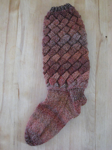 Ravelry: Entrelac Socks pattern by Patons