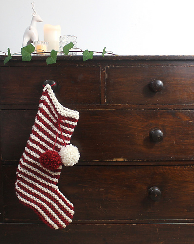 Ravelry: Simple Christmas Stocking pattern by Rebecca's Room