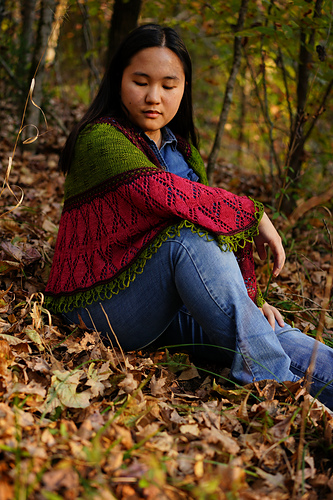 Ravelry: Tesselis Shawl pattern by Ruth Nguyen