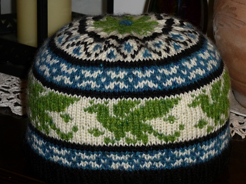 Ravelry: Red Dragon Beanie pattern by Sandra Jäger