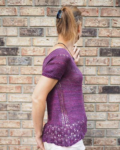 Ravelry: Deep Purple Top pattern by Natalie V