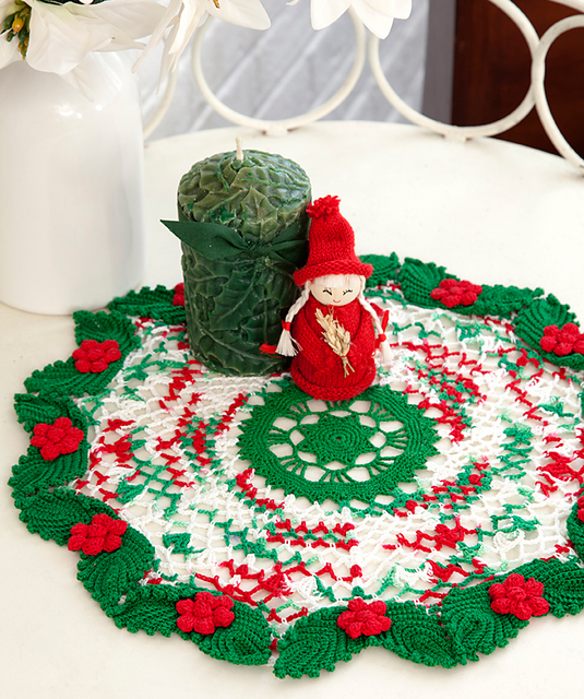 Ravelry: Holly 'n' Lace / Holly-day #A-798 pattern by Coats & Clark