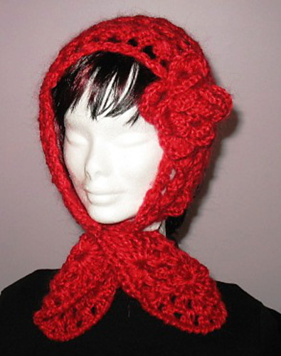 Ravelry: Rose Red Scarf Neckwarmer and Headband pattern by Jie