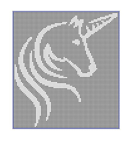 Ravelry: Unicorn Head Outline Wavy Mane pattern by Stephanie Kline