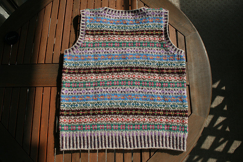 Ravelry: reirei197070's Fair Isle Vest (2015-2)