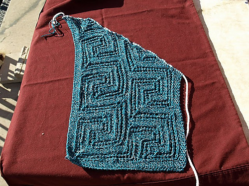Ravelry: Greek Key Lace Scarf pattern by Jay Petersen