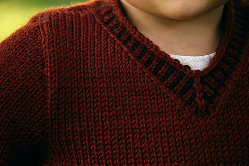 Ravelry: Tot Lot #4: Corrugated Rib Pullover pattern by Renee Lorion