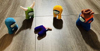 Ravelry: Among Us Dead Body pattern by Jasmine Kennon