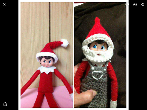 Ravelry: Elf or Santa hat with beard for the Christmas elf pattern by ...