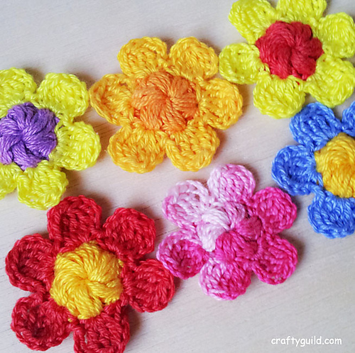Ravelry: Crocheted Spring Flowers pattern by Rhea Papellero