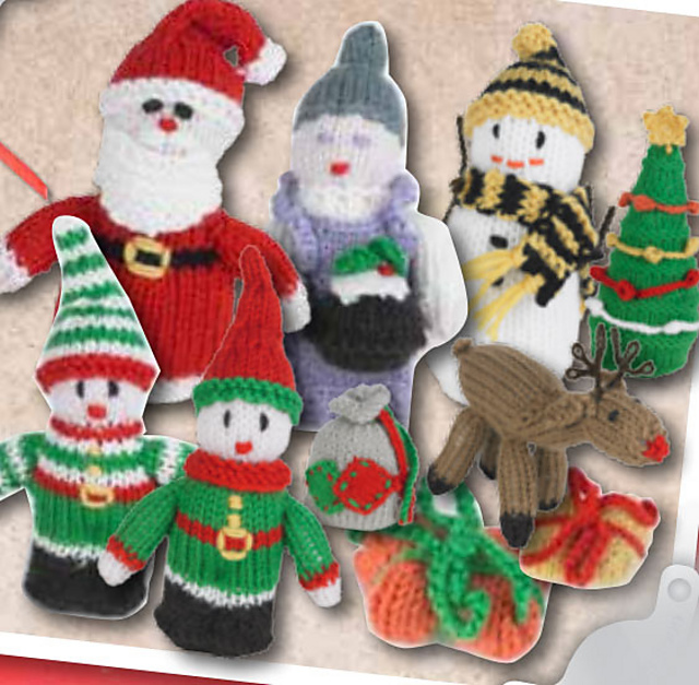 Ravelry: Knitted Mini Christmas Figures pattern by Spotlight