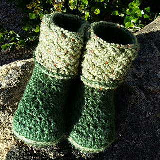 Ravelry: TammyFaye1962's Celtic Dream Slippers