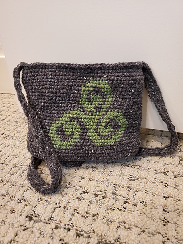 Ravelry: Triskelion (Celtic Spiral) Purse pattern by Siena Richard