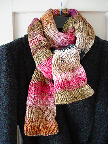 Ravelry: Reversible Cabled Scarf pattern by Grace Akhrem