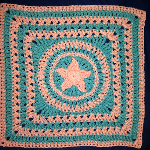 Ravelry: Patriotic Star Square 12" pattern by Rik Gillette