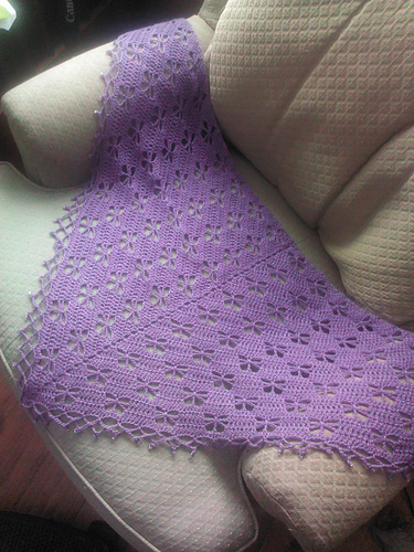 Ravelry: Butterfly Stitch Prayer Shawl pattern by njSharon AND DebiAdams