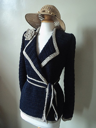 Ravelry: Veste Chic Alexandra pattern by Rosalie P.