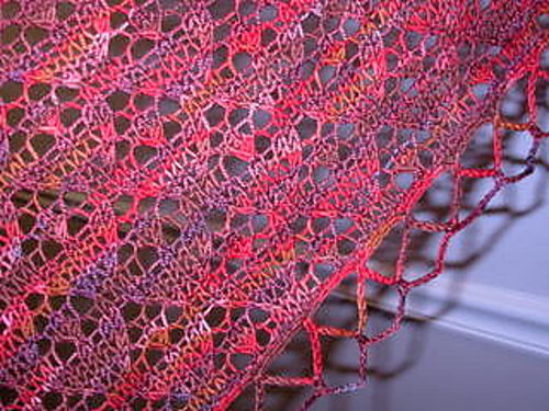 Ravelry: Koigu Lace Shawl pattern by Jill Bujold