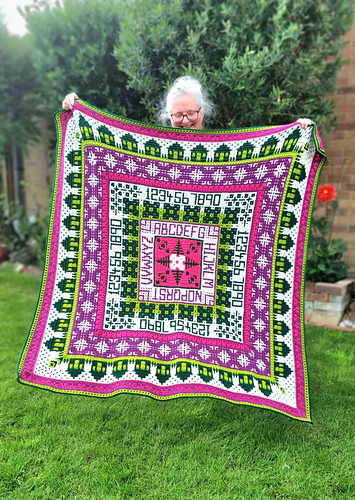 Ravelry: Mile Cross Mosaic Sampler pattern by Rosina Plane