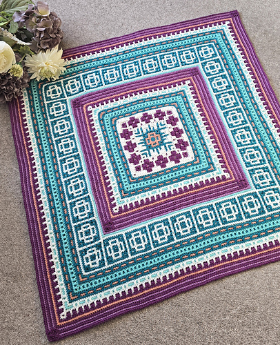 Ravelry: Secret Garden Blanket pattern by Rosina Plane
