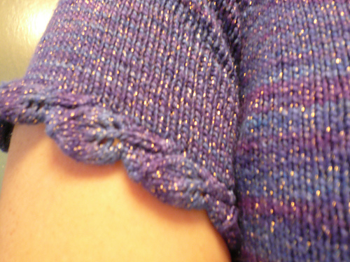 Ravelry: Leaf Knit-on Border pattern by Roza Anthony