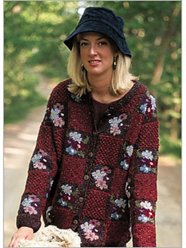 Ravelry: Patchwork Flower Jacket pattern by Sasha Kagan