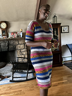 Ravelry: rrw285's Stripe Hype Dress- Test Knit