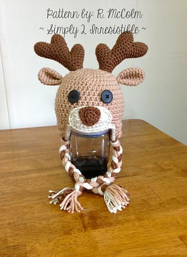 Ravelry: Deer / Elk Beanie and Cover Set pattern by Ruth McColm
