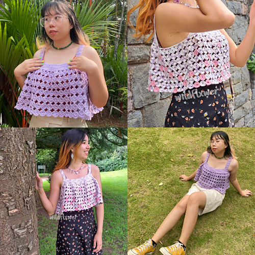 Ravelry: Yvette Flare Top pattern by Ruang Rehat