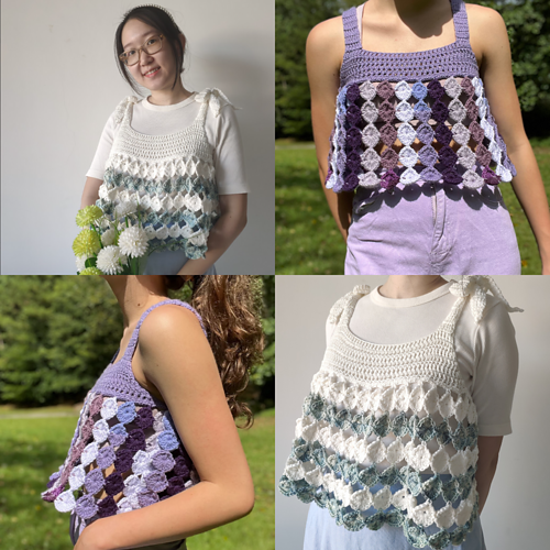 Ravelry: Yvette Flare Top pattern by Ruang Rehat