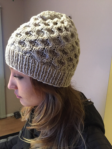 Ravelry: Tweedy Honeycomb Toque pattern by Kent Turman