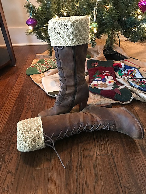 Ravelry: Beekeeper Boot Cuffs pattern by Raven Knits Design