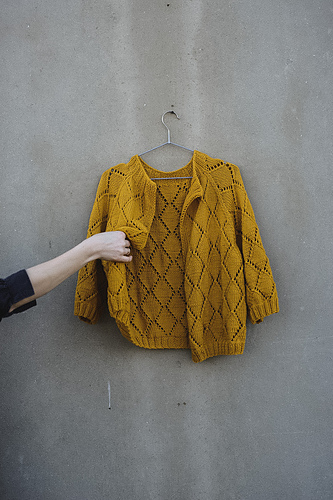 Ravelry: Diamond cotton cardigan pattern by Neringa Ruke