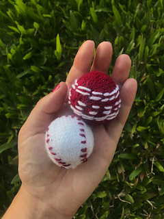 Ravelry: Knitted Baseball and Cricket Ball pattern by Ruth Haydock