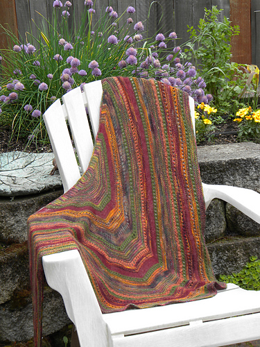 Ravelry: Simple Faroese Shawl pattern by Lorna Pearman