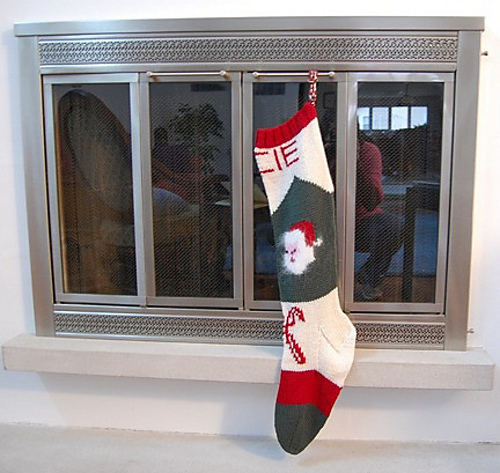 Ravelry: Jumbo Santa Claus Stocking pattern by Emile Bernat & Sons Company