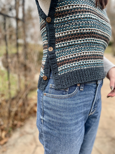 Ravelry: Sprig Slipover Vest pattern by Sarah Opie