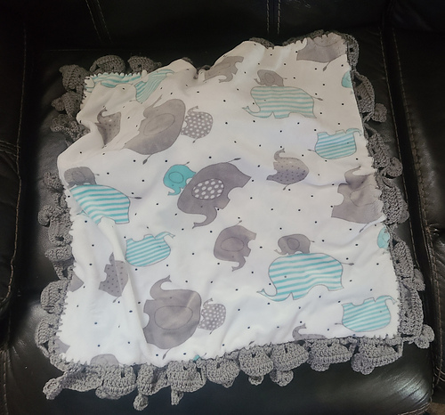 Ravelry: Elephant Parade Border Edging pattern by Allyssabeth's Crochet