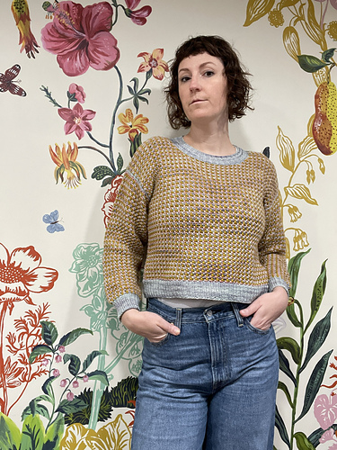 Ravelry: Pixel Tweed Pullover pattern by James N Watts