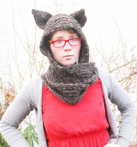 Ravelry: Wolf Spirit Hood pattern by Monster Sweetheart