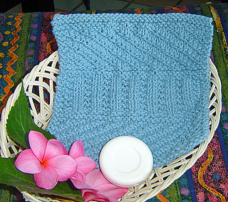 Ravelry: Gansey Style Spa Cloth pattern by Terry Morris