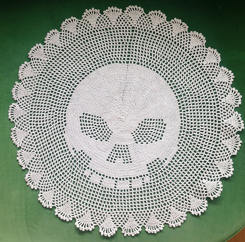 Ravelry: Skull Doily pattern by Anna Vorfluseva