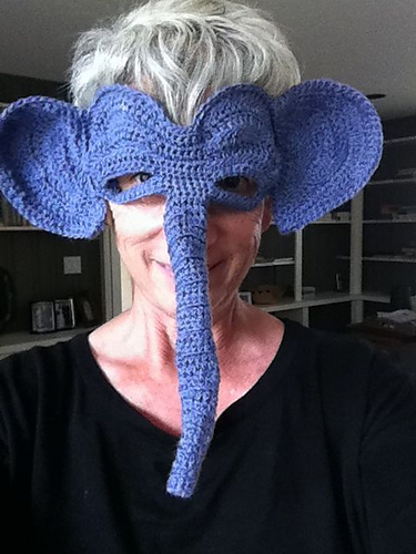 Ravelry: Elephant Mask pattern by Akua Lezli Hope AkuaDesigns