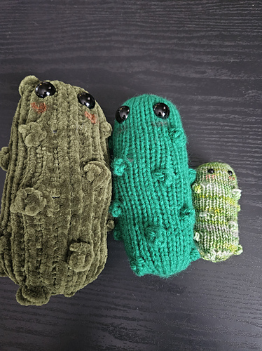 Ravelry: Emotional Support Pickle pattern by Salem Does Yarn
