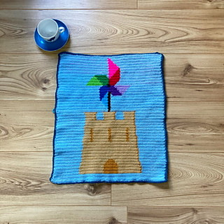 Ravelry: Sandcastle Panel pattern by Sally Wynette